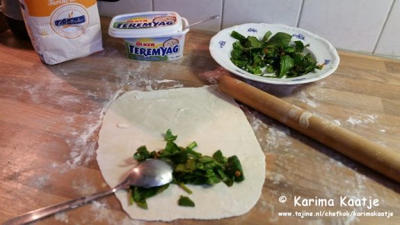 Gözleme een hartig traditioneel Turks gerecht